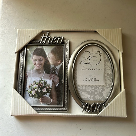 Fetco | Accents | Fetco Home Decor Nib Pewter Photo Frame 25th ...